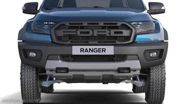 Medidas Ford Ranger Raptor, maletero, dimensiones y similares